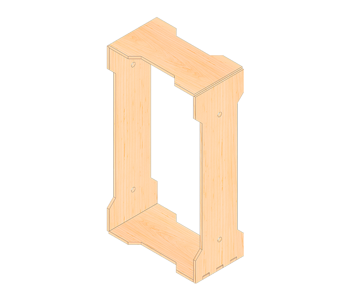 Mini frames with holes