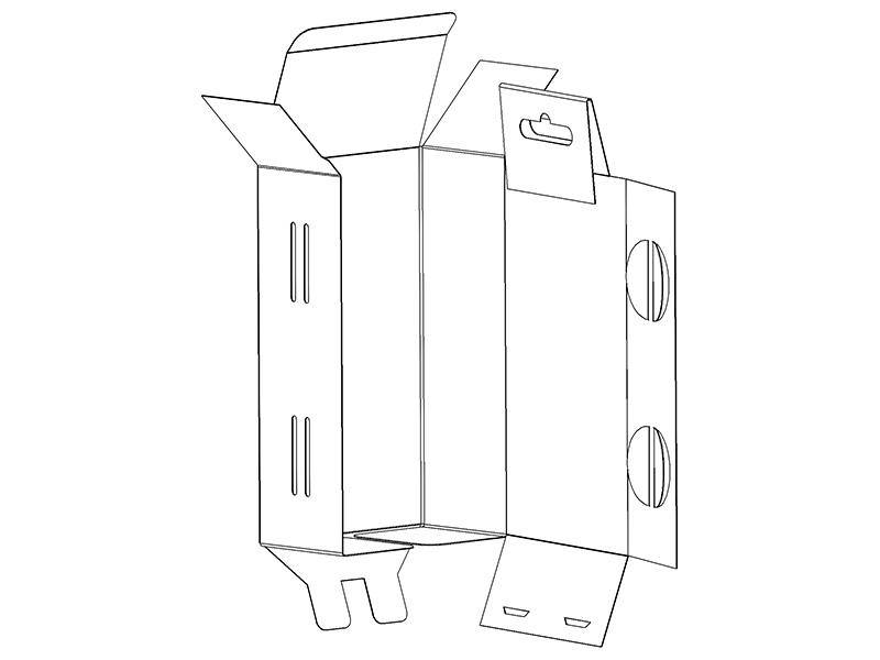 Instructions for assembling PET packaging with euroslot on one frame.